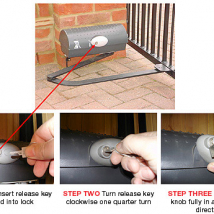 Double leaf manual release procedure for CAME FROG operators - Climate ...