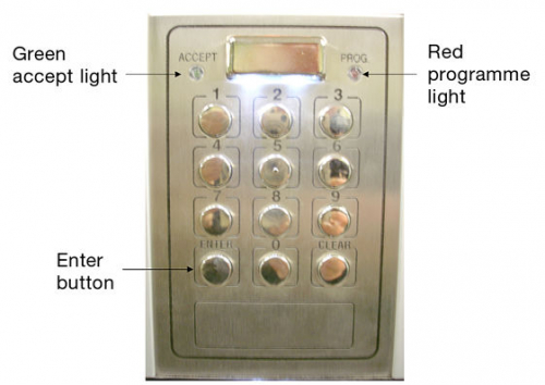 Updating entry code on a VIDEX keypad - Climate Autogates
