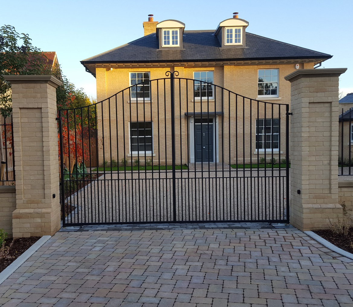 Iron Style Automatic Gates - August 2018 Cambridge - Climate Autogates