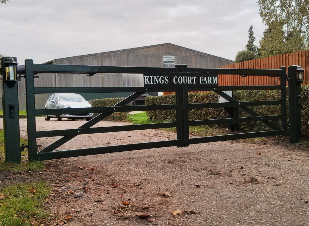 Steel Field Automatic Gates - October 2013 Chelmsford