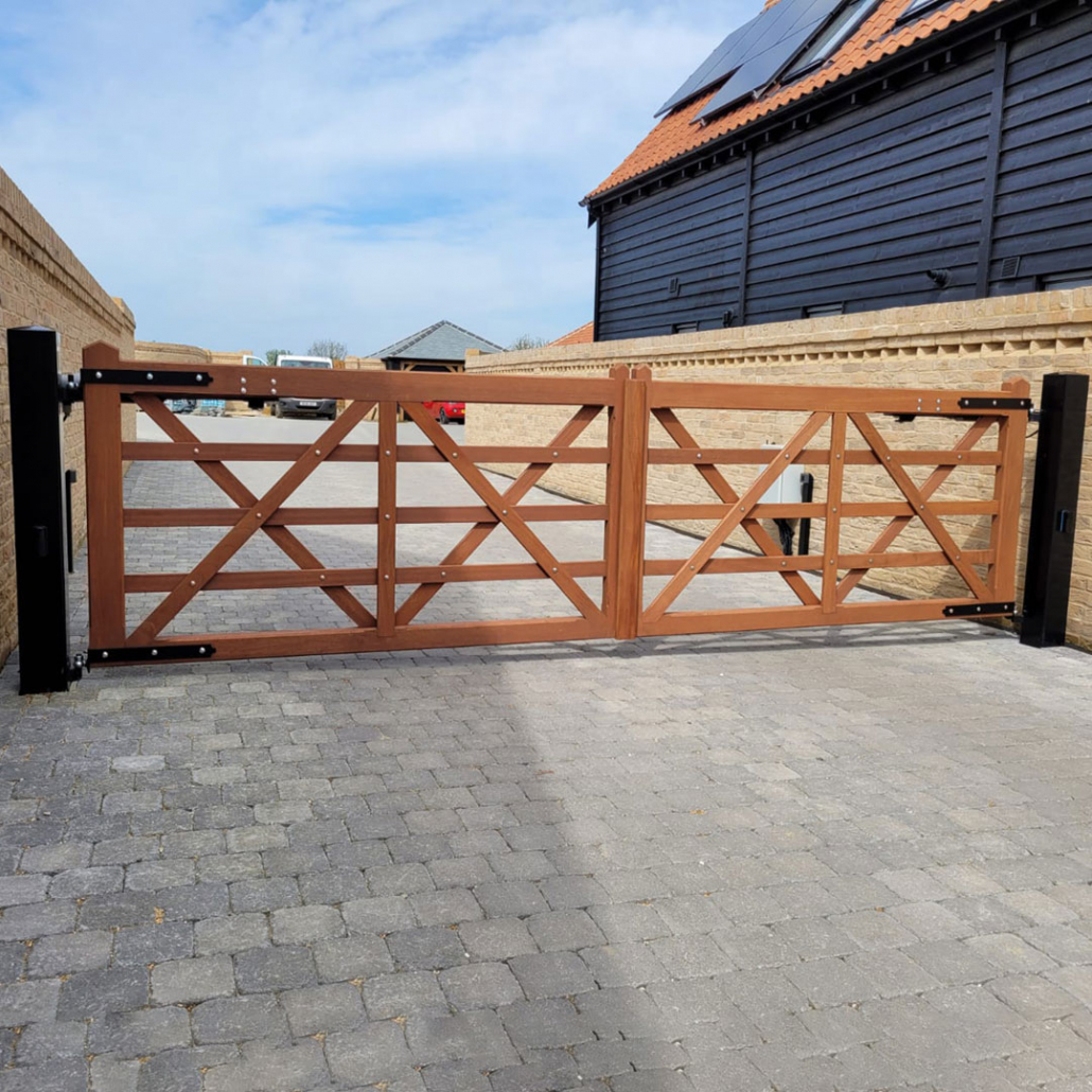 Needham Design Automatic Sliding Gate - April 2023 - Covney Ely ...