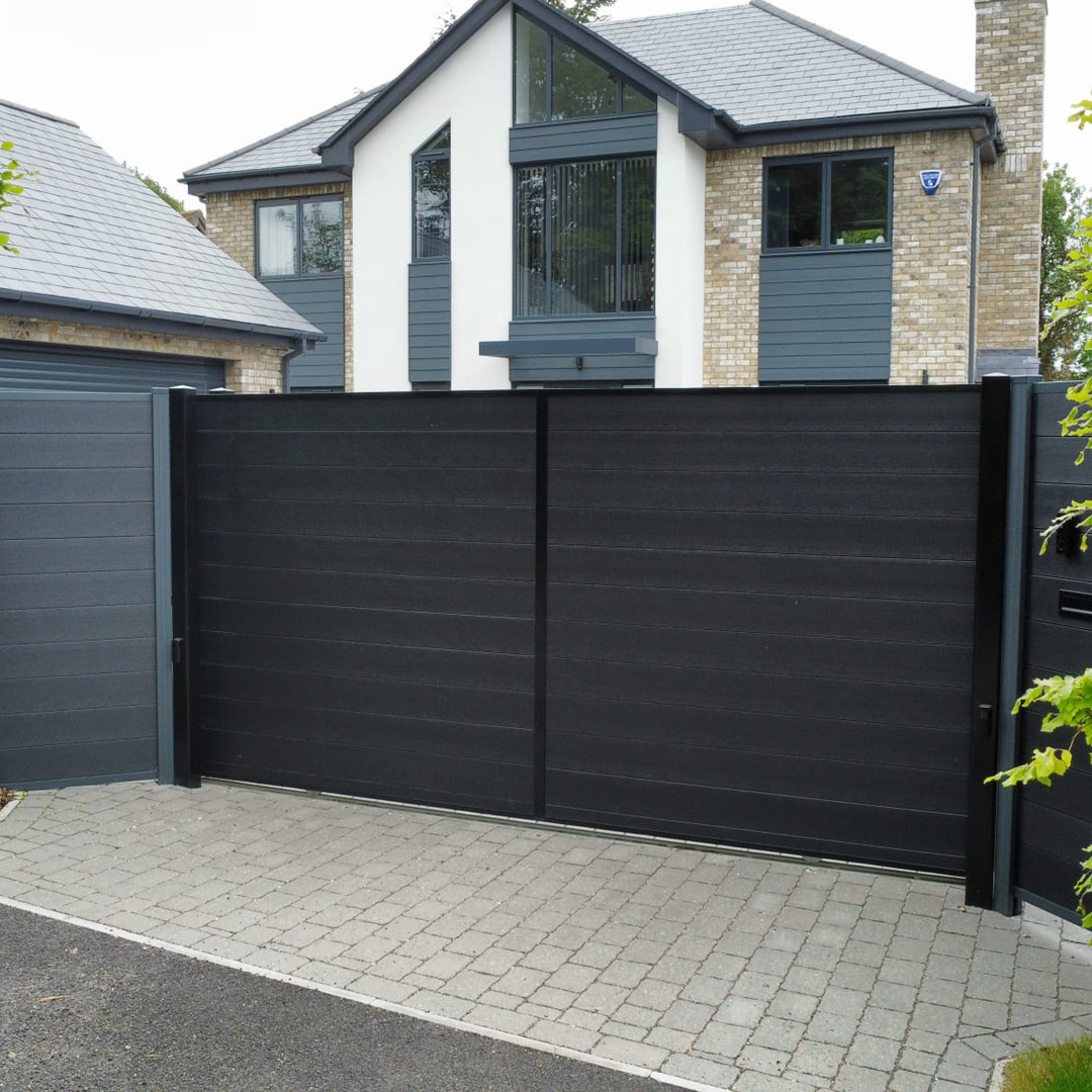 Sustainaboard Flat Design Sliding Gate - May 2023, Little Eversden ...