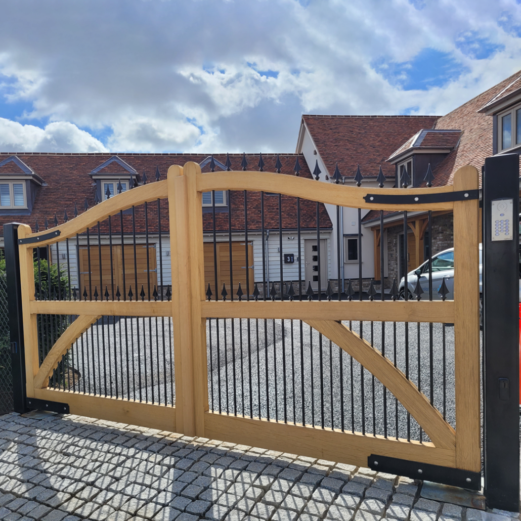 Bespoke Design Automatic Gates - June 2023, Great Abington - Climate ...