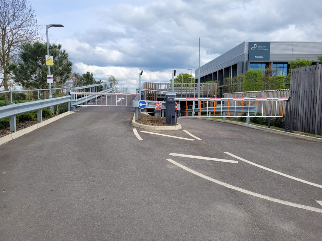Car Park Entry & Exit Barriers - April 2025, Cambridge - Climate Autogates